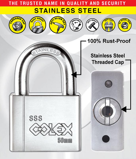 Colex Padlocks and Safety Footwear